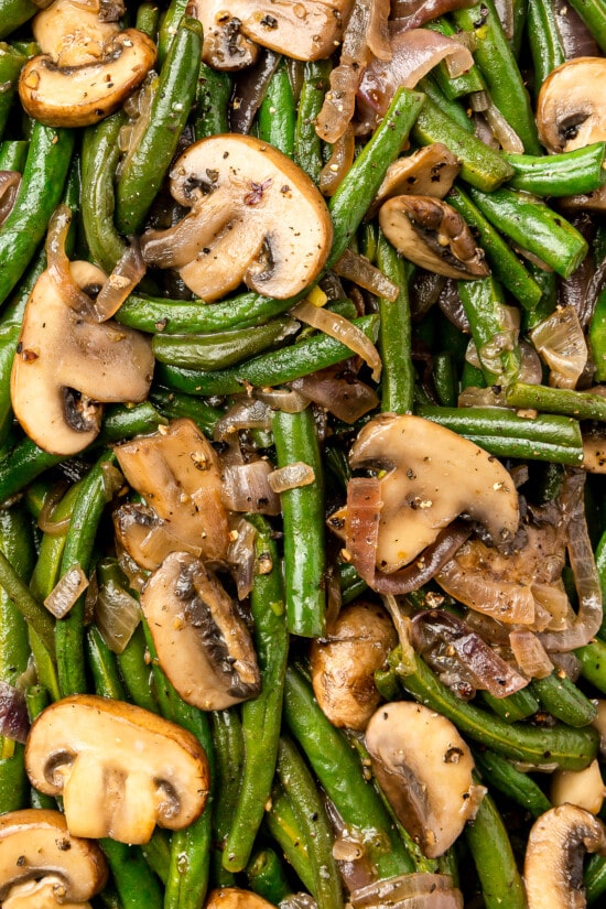 Green Beans with Mushrooms - Skinnytaste
