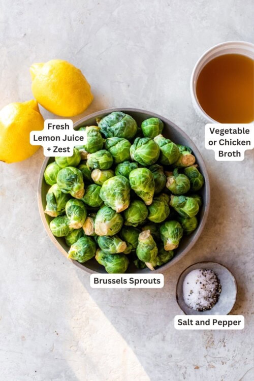 Lemon Brussel Sprouts - Skinnytaste