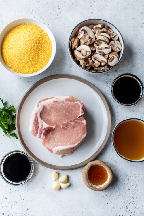 Crock Pot Pork Roast with Mushrooms and Polenta - Skinnytaste