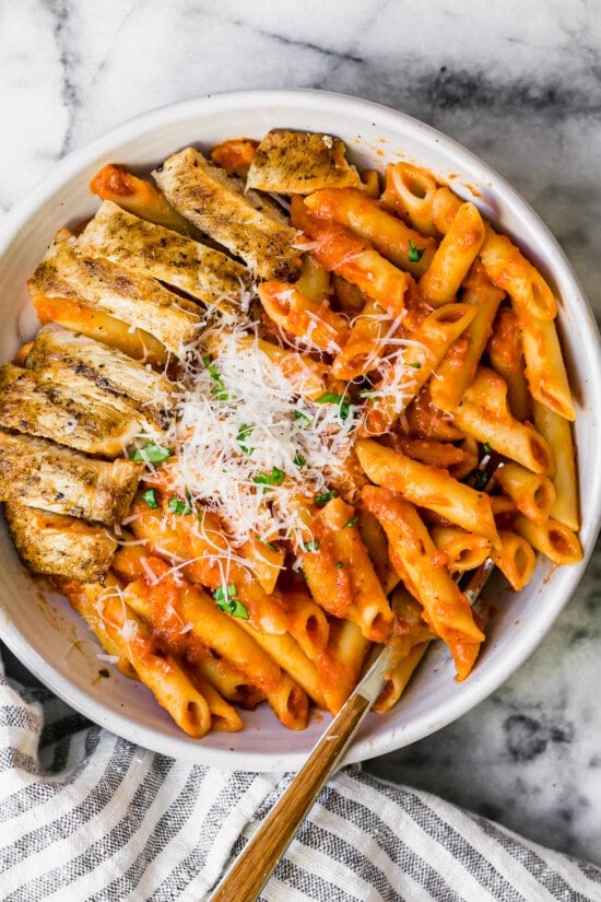 Penne alla Vodka with Chicken (Healthy & High Protein) - Skinnytaste