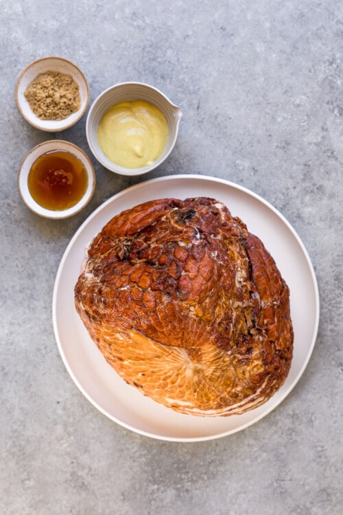 Baked Honey-Mustard Ham - Eating Healthy Blog