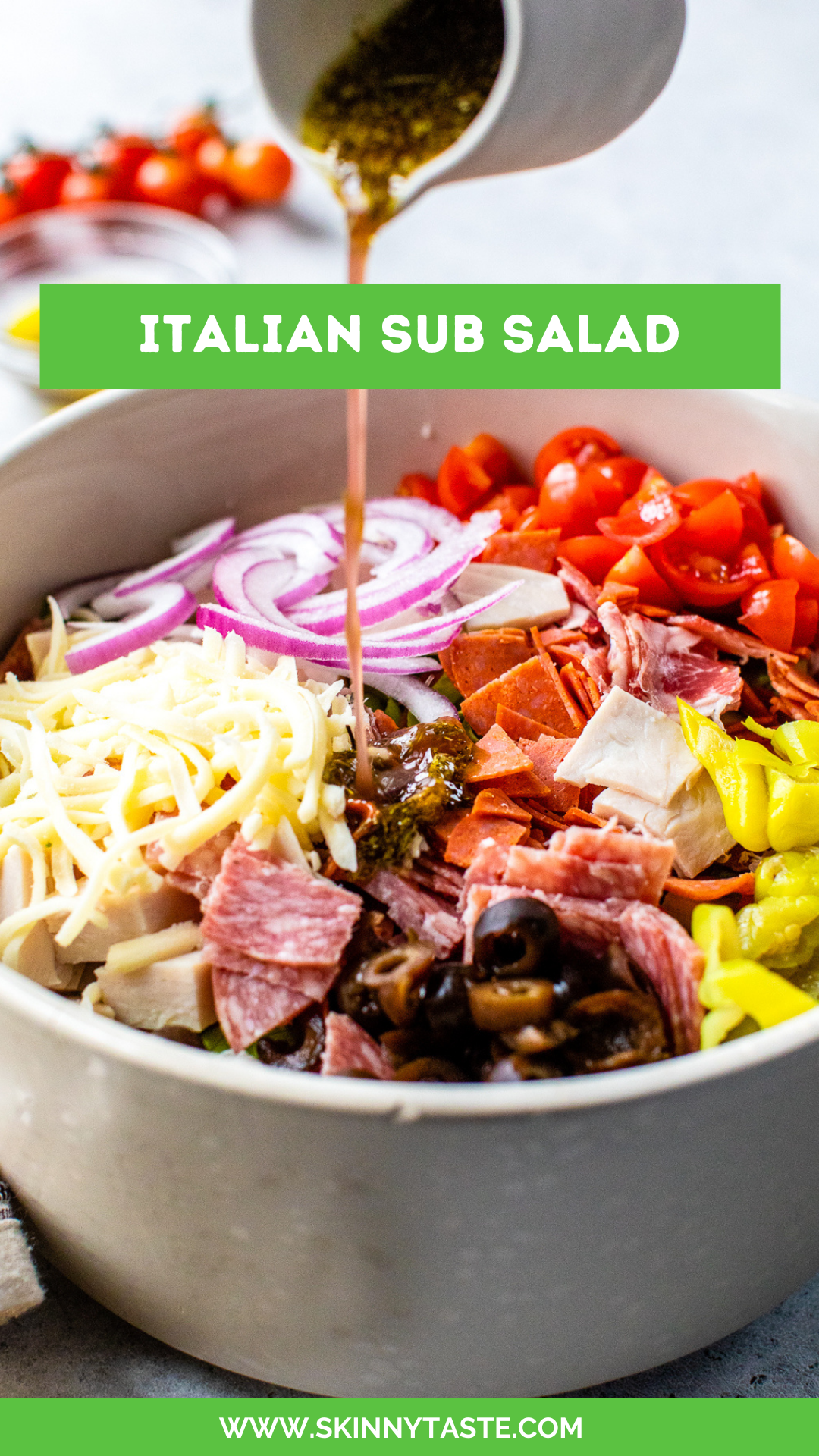 Italian Sub Salad - Skinnytaste