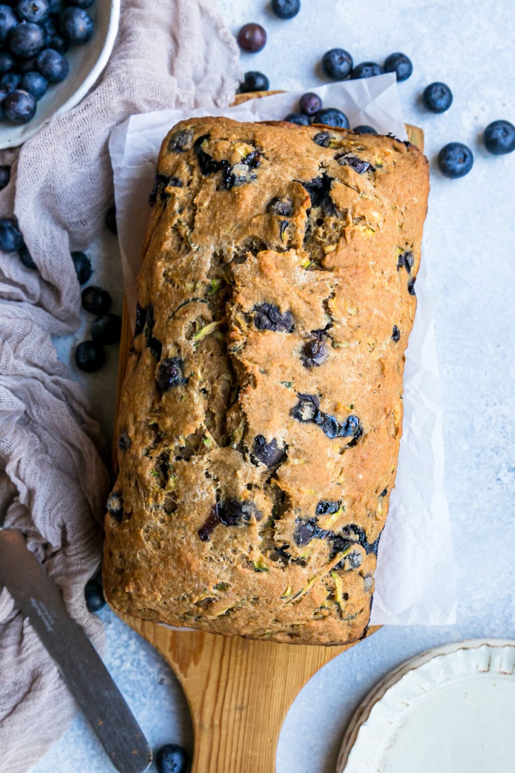 Blueberry Zucchini Bread - Skinnytaste