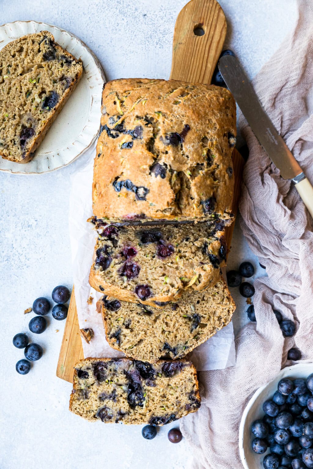 Blueberry Zucchini Bread - Skinnytaste