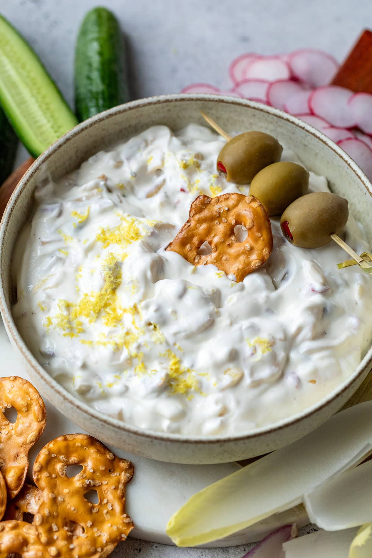 Dirty Martini Dip - Skinnytaste