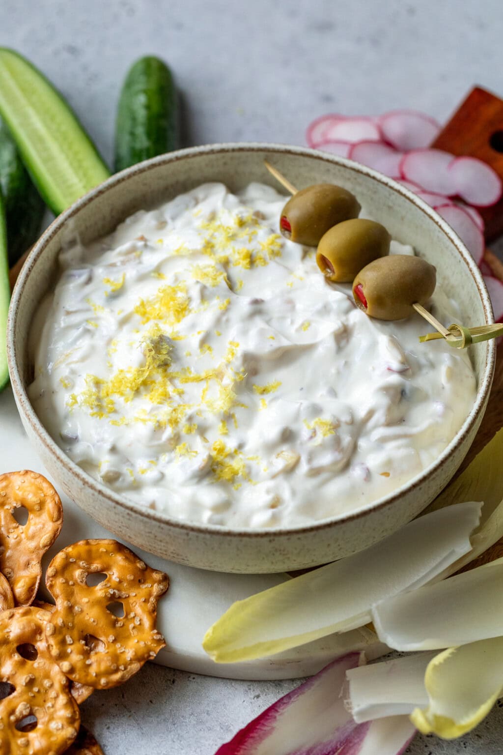 Dirty Martini Dip - Skinnytaste
