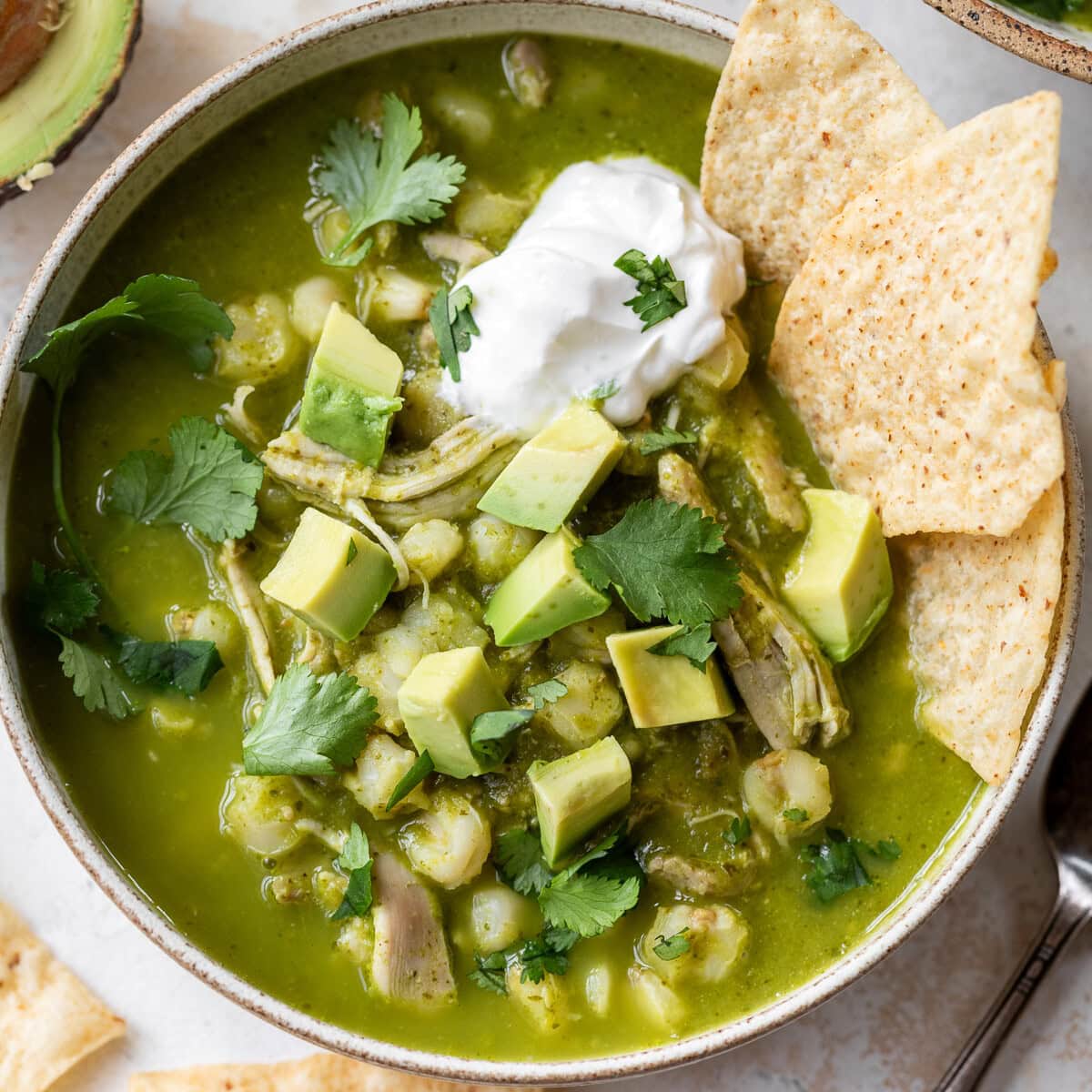 Chicken Pozole Verde - Skinnytaste
