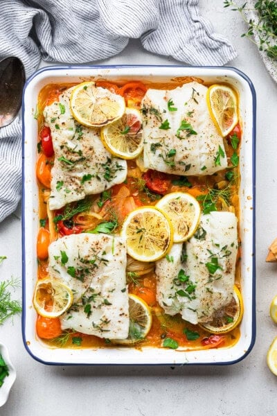 Baked Cod - Skinnytaste