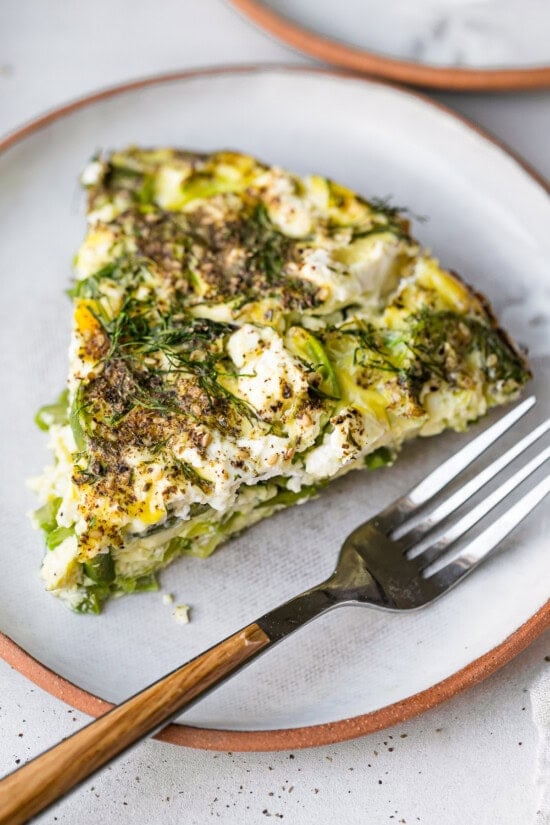 Spring Vegetable Crustless Quiche - Skinnytaste