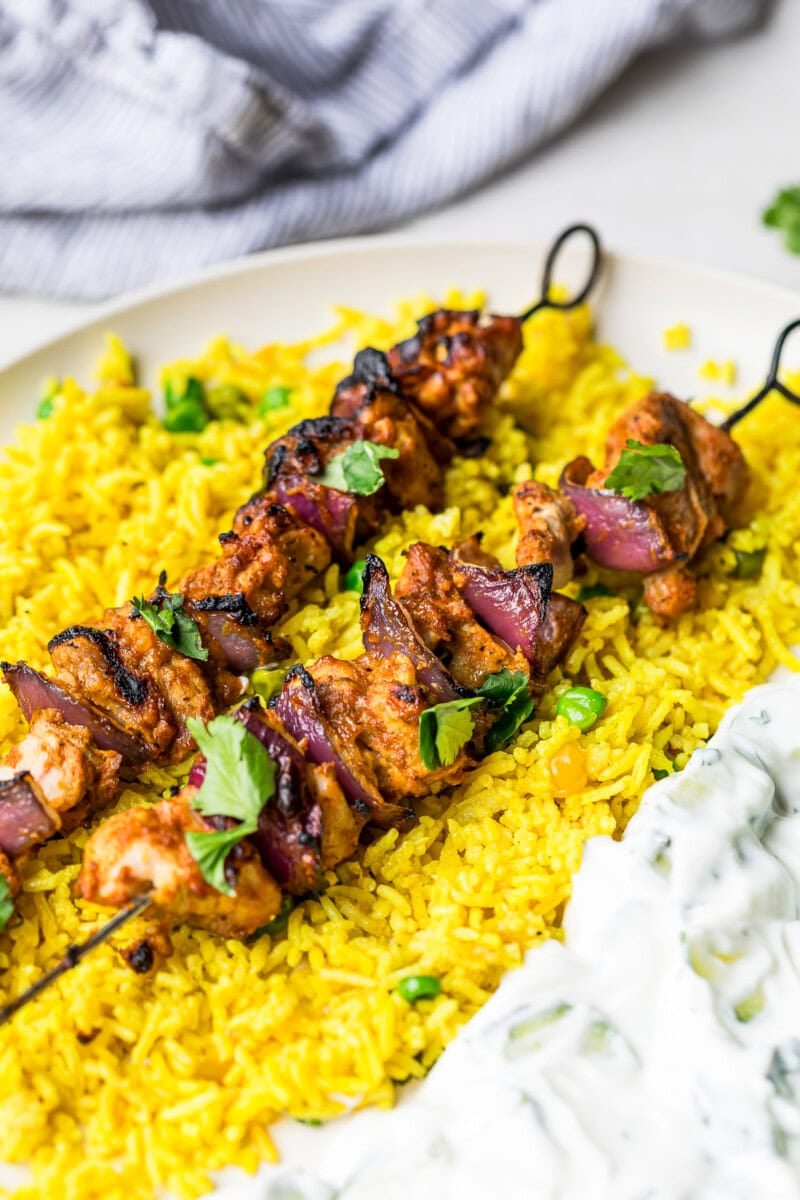 Chicken Tikka (Grilled Tikka Kebab Skewers ) - Skinnytaste