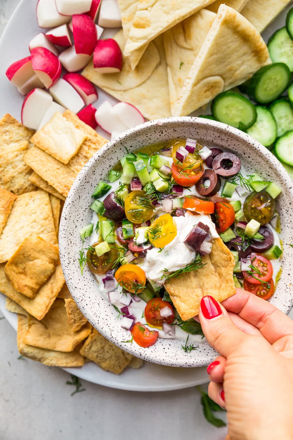 Greek Whipped Cottage Cheese Dip - Skinnytaste