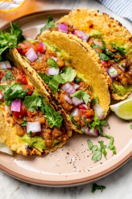 Lentil Tacos (Vegan, High Protein and High Fiber) | Skinnytaste