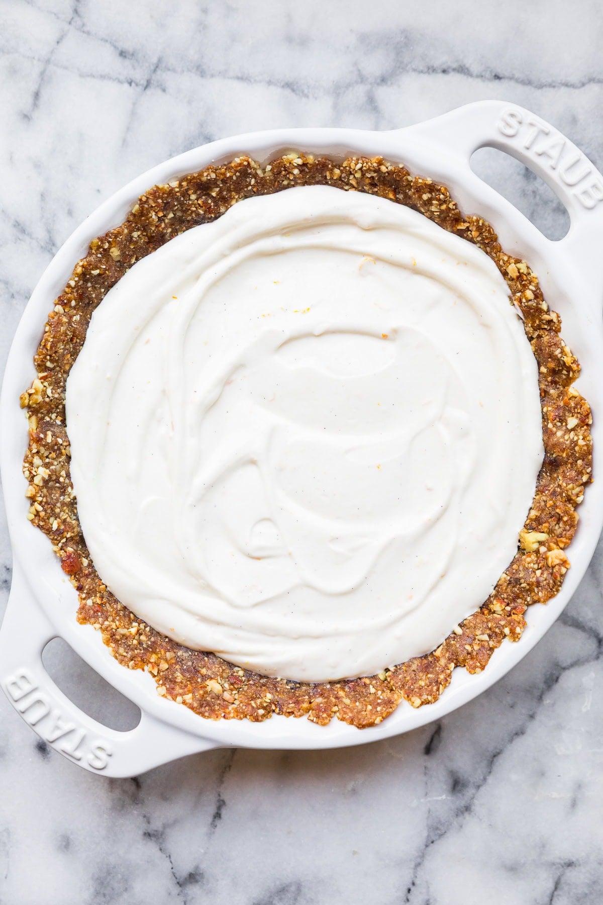 No-Bake Yogurt Pie with Date-Nut Crust – Nature's Gateway