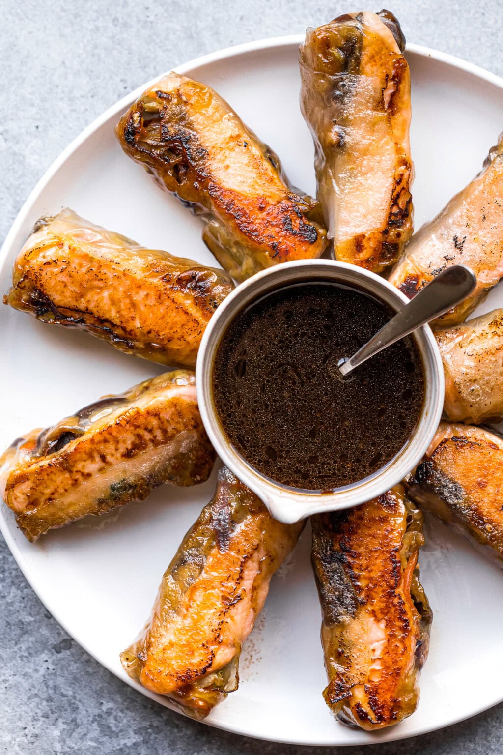 Salmon Spring Rolls (Crispy and Gluten-Free!) - Skinnytaste