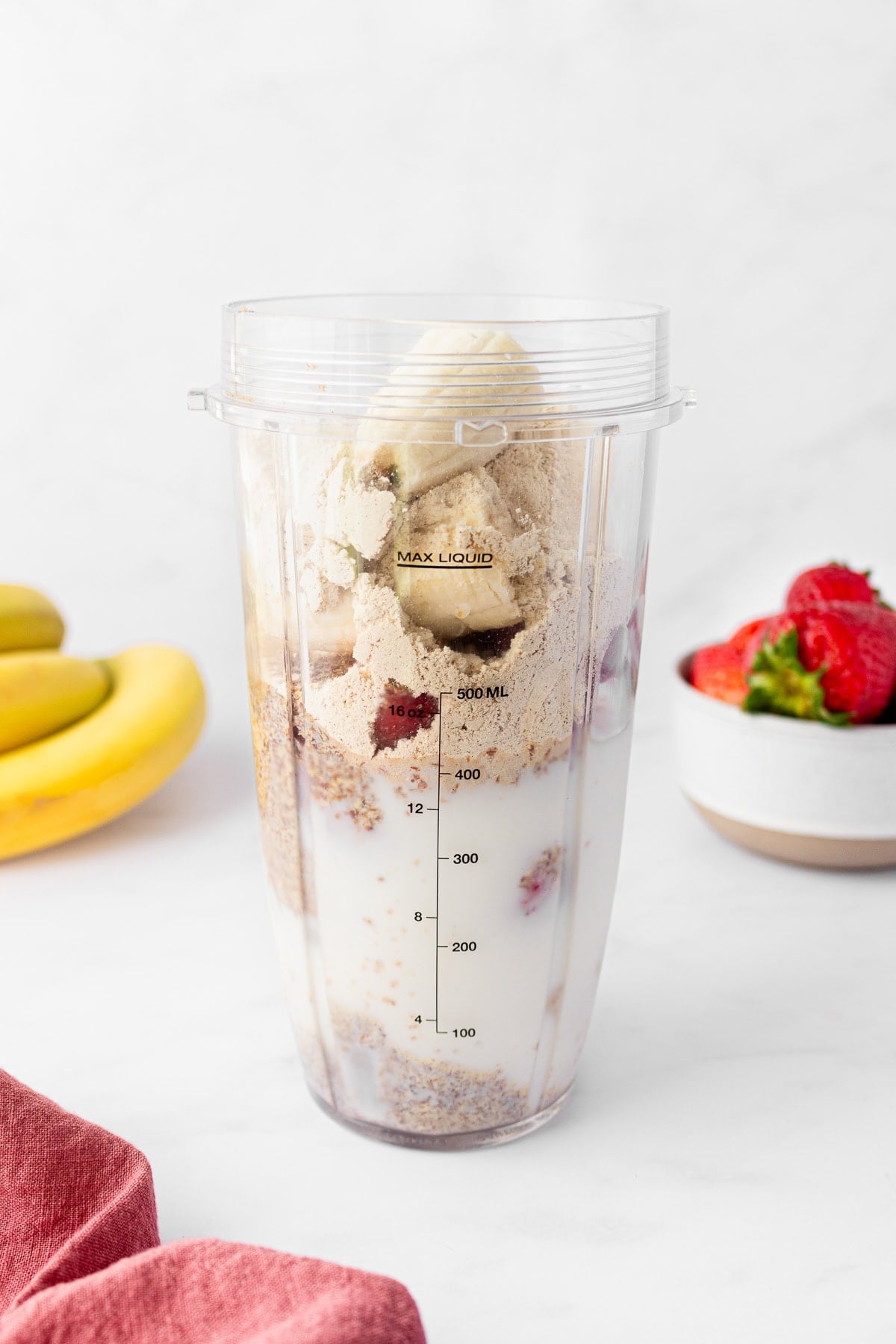 Strawberry Banana Smoothie (High Protein and Fiber) - Skinnytaste