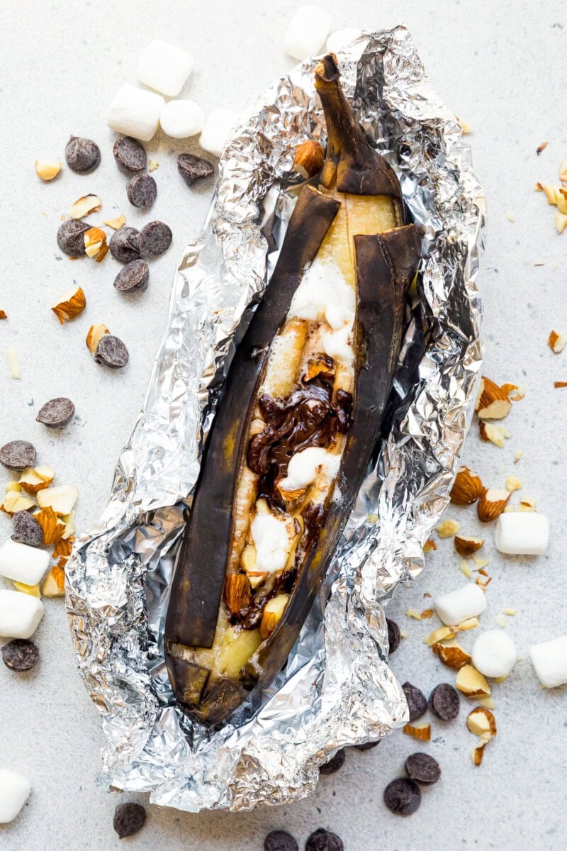 Grilled Bananas in Foil (Perfect for Camping) - Skinnytaste