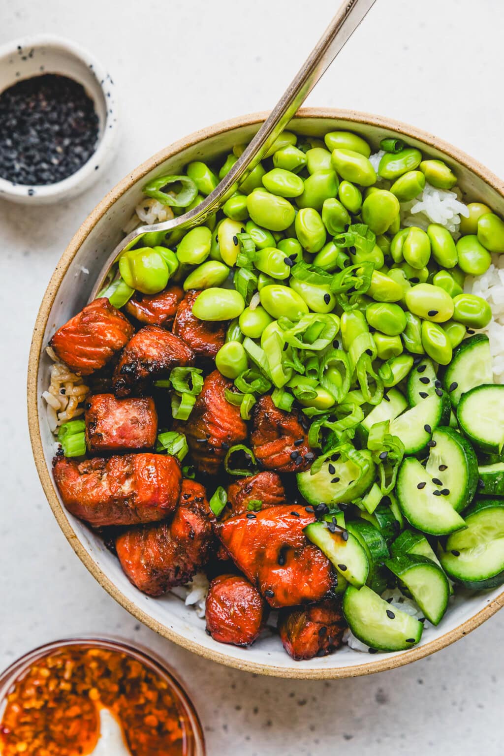 Teriyaki Salmon Bowl (Air Fryer or Oven) - Skinnytaste