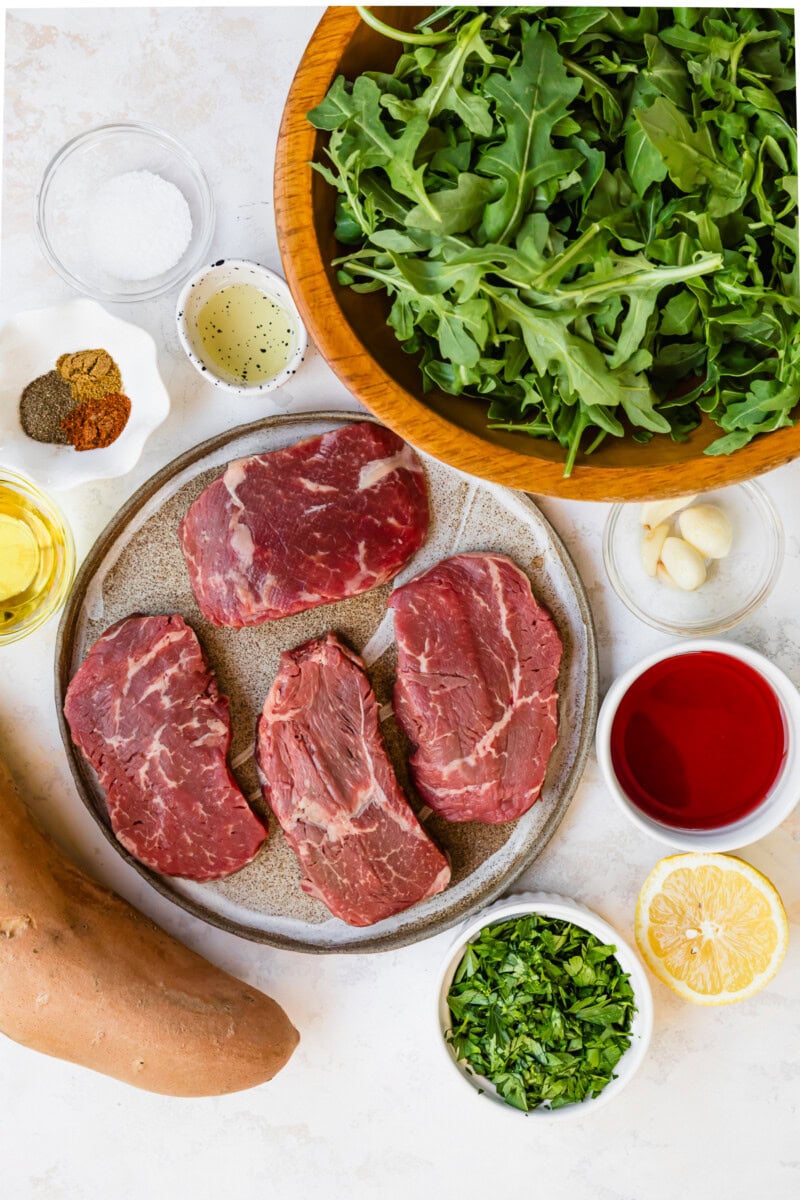 Fall Steak Salad with Sweet Potatoes and Chimichurri – Nature's Gateway