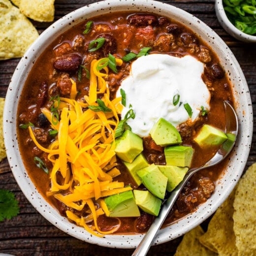 Slow Cooker Chili | Cozy, Healthy Crockpot Dinner - Skinnytaste