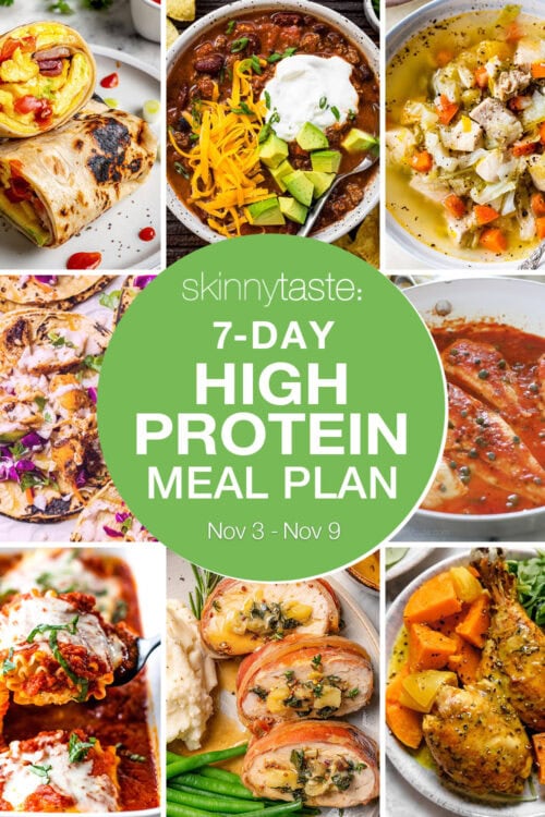 High-Protein Diet Meal Plans | Skinnytaste