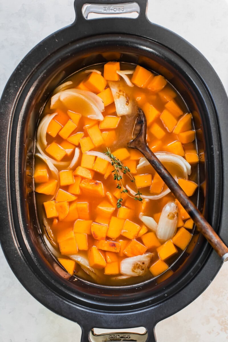 Butternut Squash Cheddar Soup with Beer – Slow Cooker or Stove ...
