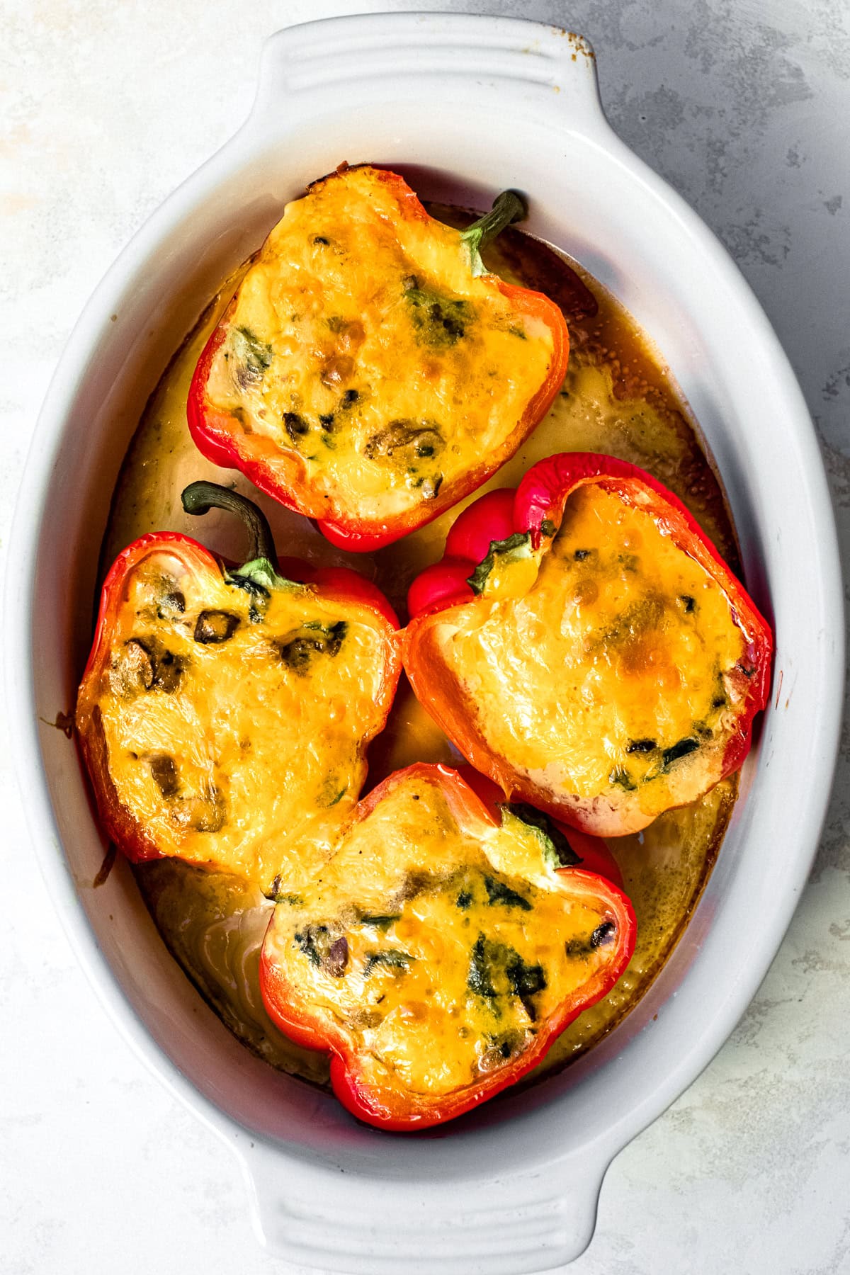 Breakfast Stuffed Peppers - Skinnytaste