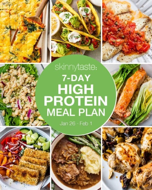 7 Day High-Protein High-Fiber Diet Meal Plan - Skinnytaste