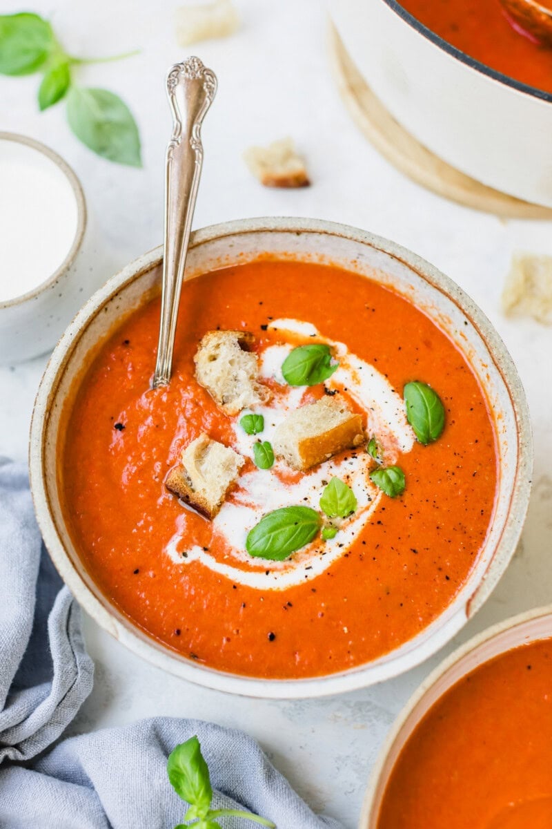 Tomato Soup Recipe (From Canned Tomatoes) - Skinnytaste
