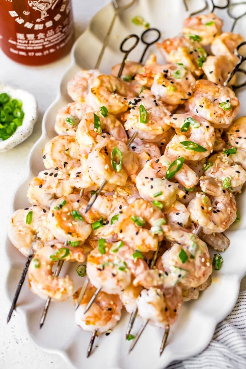 Bang Bang Shrimp Skewers - Skinnytaste