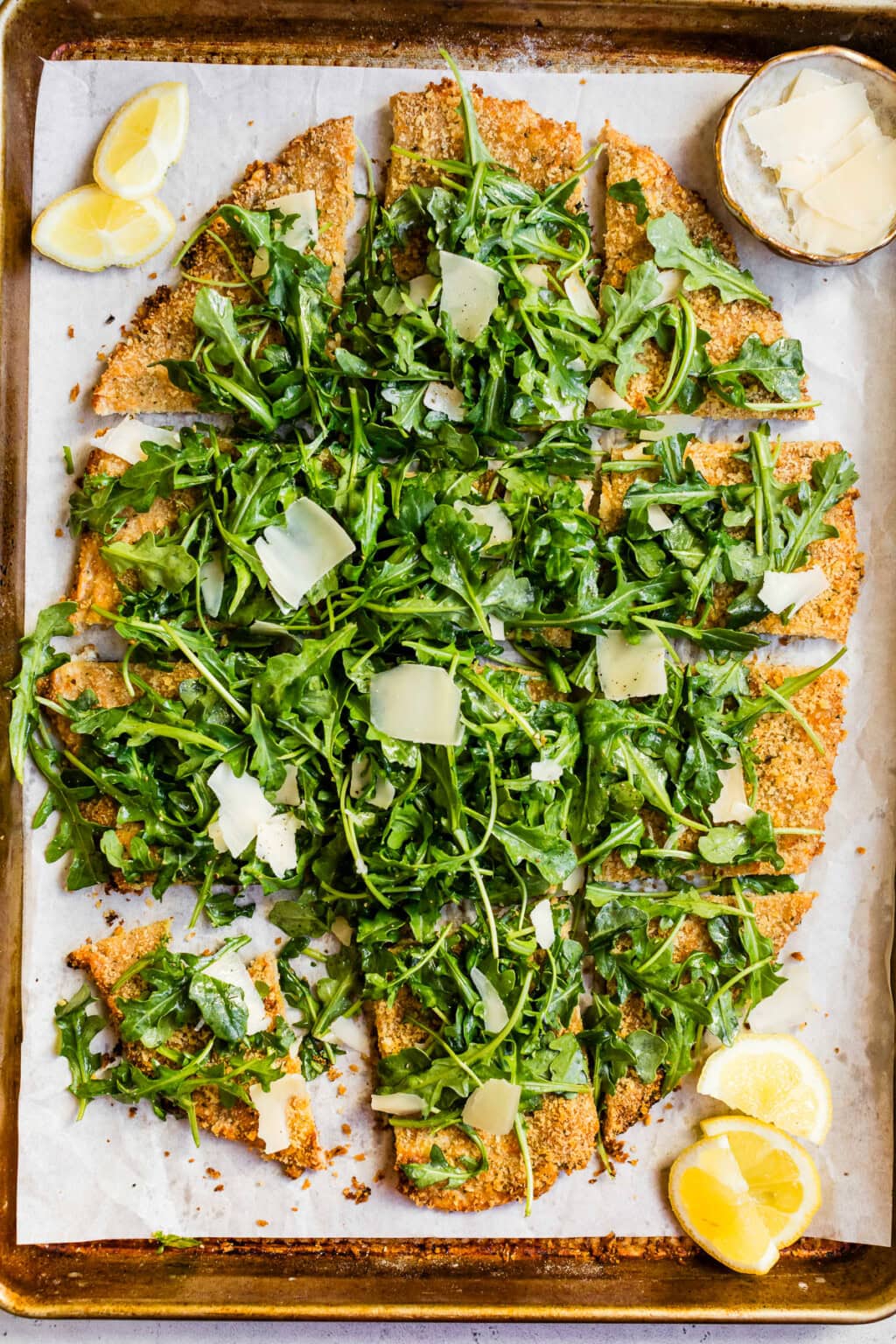 Giant Chicken Milanese (Viral Sheet Pan Chicken Cutlet) - Skinnytaste