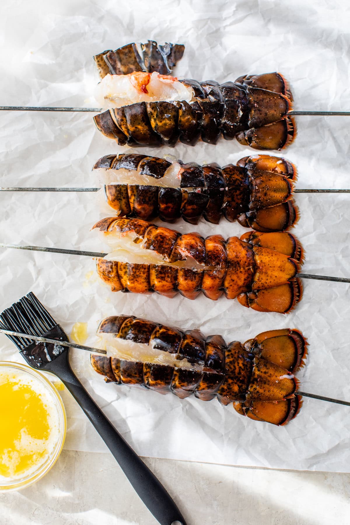 Lobster Skewers (Grilled Lobster Tails) - Skinnytaste